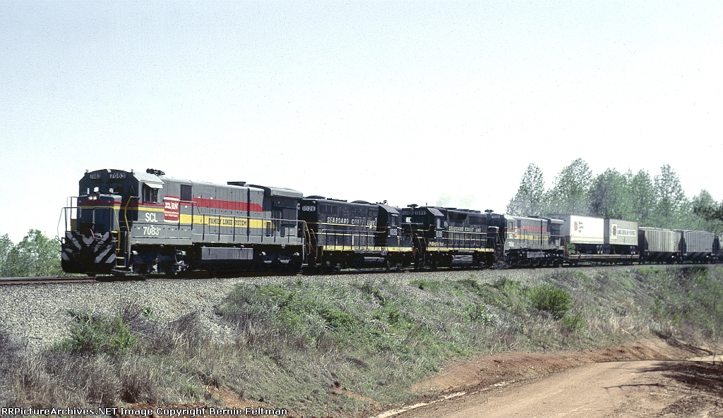 Illinois Central Gulf interchange train #336, bound for East Thomas Yard in Birmingham, has C30 ...